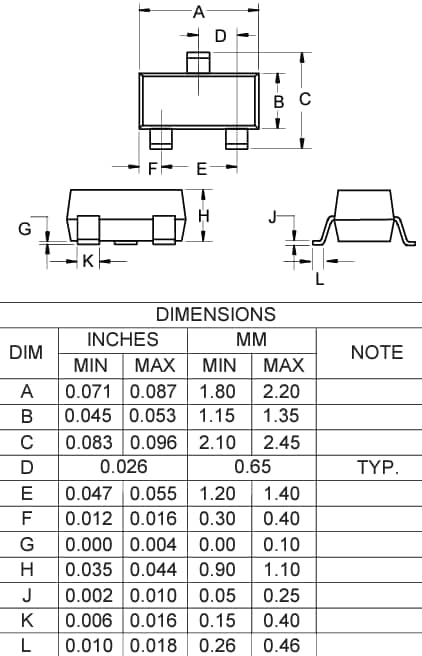 DTC123EUA NPN Digital Transistor - MCC | Mouser