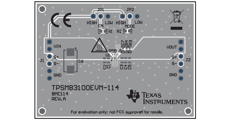 TPSM83100EVM Evaluation Module - TI | Mouser