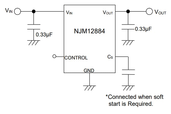 NJM12884-H Low-dropout (LDO) Voltage Regulator IC - Nisshinbo | Mouser
