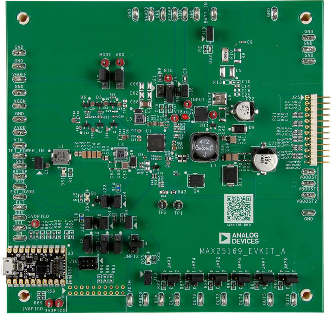 MAX25169EVKIT Driver Evaluation Kit - ADI | Mouser