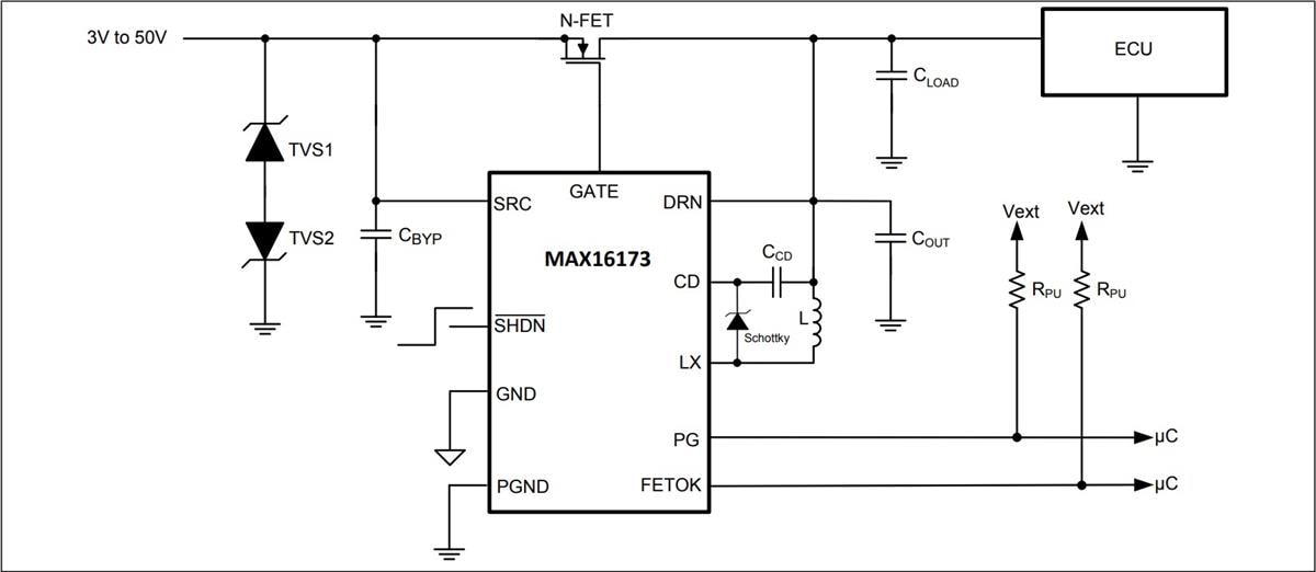 MAX16173 Ideal Diode Controllers - Analog Devices / Maxim Integrated ...
