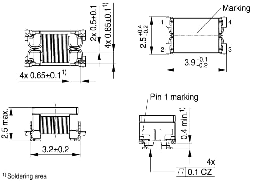 ADL32VHC Power over Coaxial (PoC) Inductors - EPCOS / TDK | Mouser