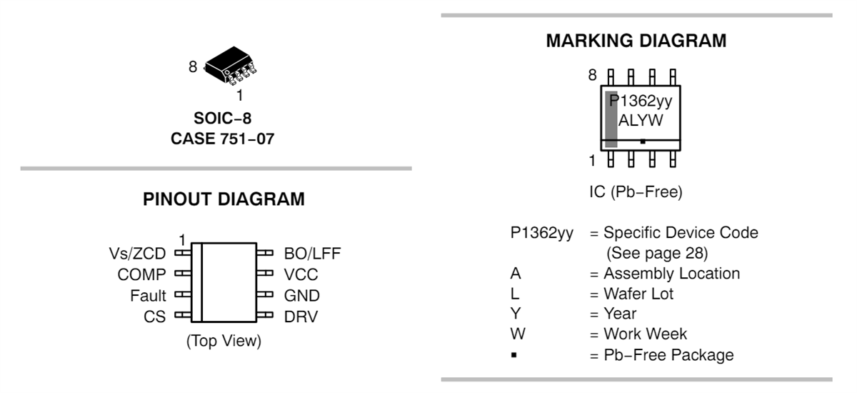 NCP1362 Primary Side PWM Controllers - onsemi | Mouser