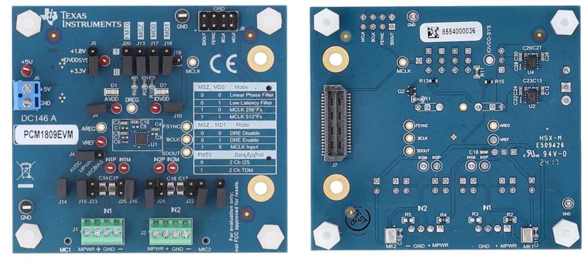 PCM1809EVM Evaluation Module - TI | Mouser