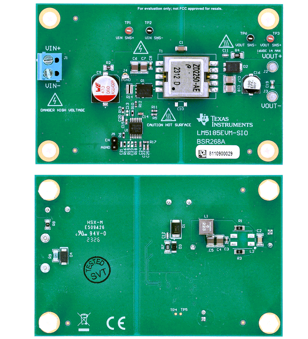 LM5185EVM-SIO Evaluation Module - TI | Mouser