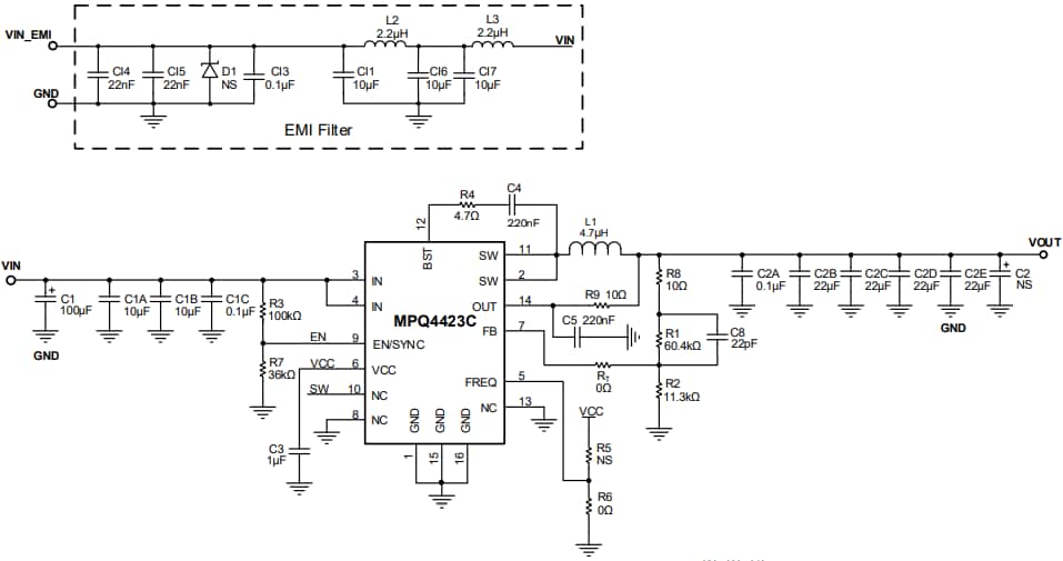 EVQ4423C-L-00A Evaluation Board - MPS | Mouser
