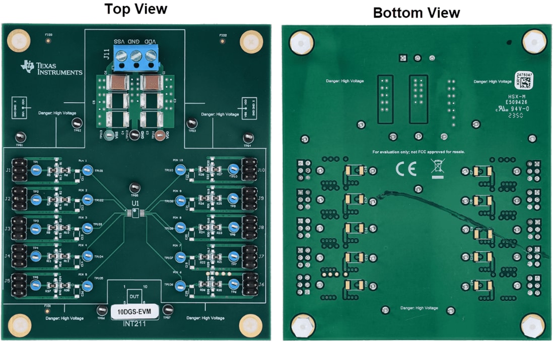 TMUX-10DGS-EVM Switch Evaluation Module (EVM) - TI | Mouser