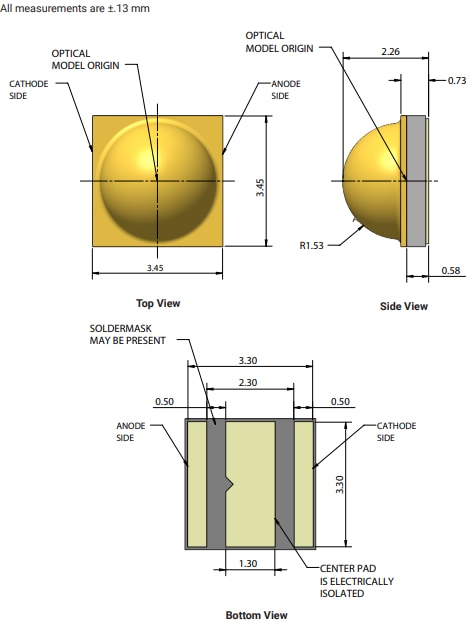 XPGDWTx XLamp XP-G3 Photophyll Select LEDs - Cree LED | Mouser