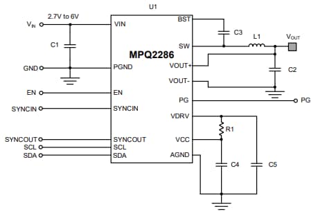 MPQ2286 Synchronous Buck Regulators - MPS | Mouser