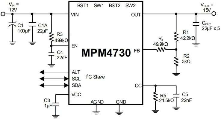 MPM4730 Buck-Boost Modules - MPS | Mouser