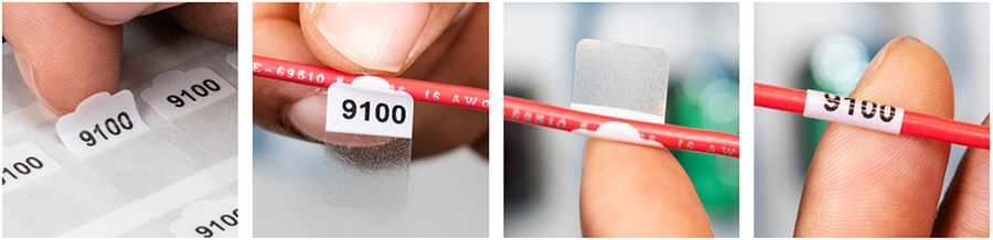 TabTag Self-Laminating Labels - HellermannTyton | Mouser