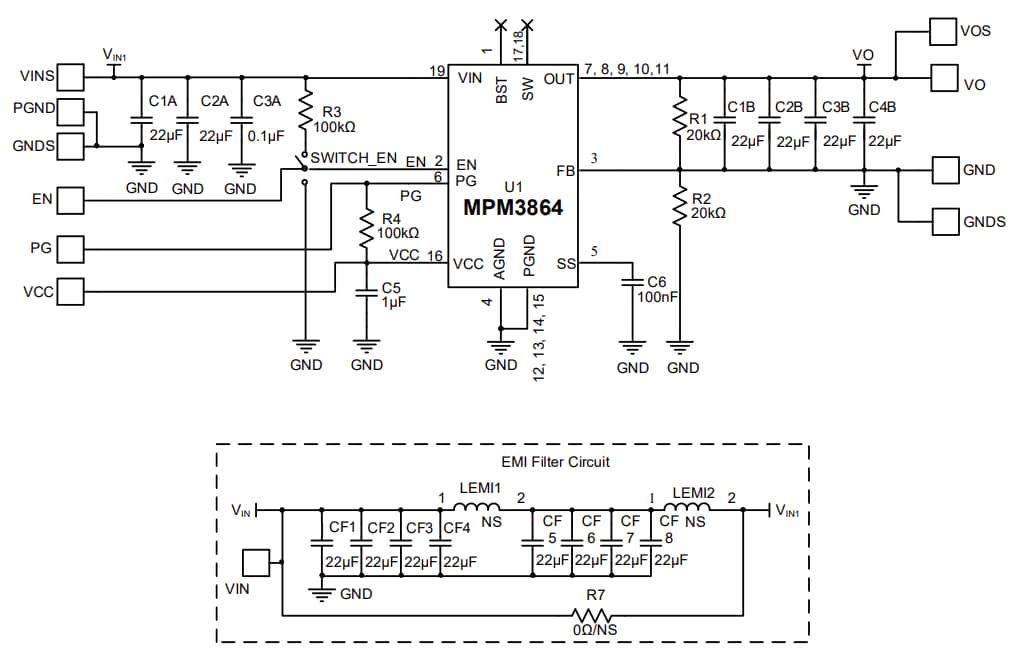 EVM3864-PQ-00A Evaluation Board - MPS | Mouser