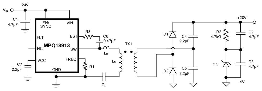 MPQ18913 High-Frequency Transformer Driver - MPS | Mouser