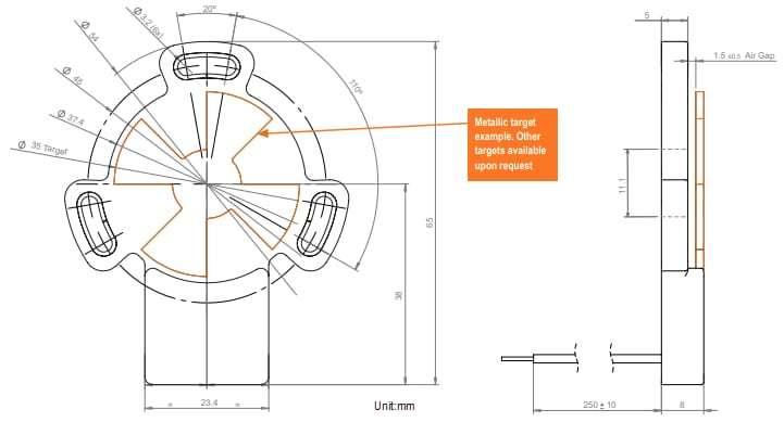 PSTI Inductive Rotor Position Sensors - Piher | Mouser