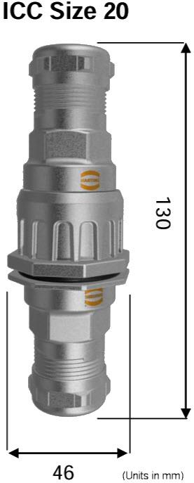 Size 20 Installation Circular Connectors - HARTING | Mouser