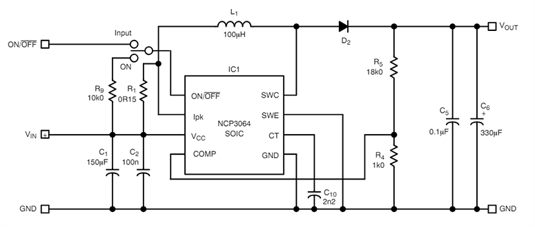 NCP3064 Buck Boost Inverting Switching Regulators - onsemi | Mouser