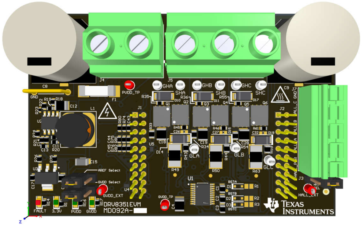 DRV8351EVM Driver Evaluation Module (EVM) - TI | Mouser