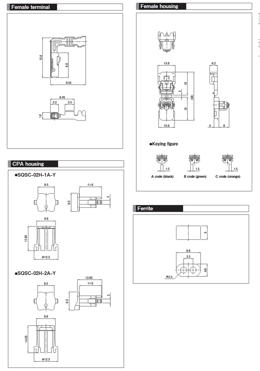 SQH Automotive Squib Connectors - JST Connectors | Mouser