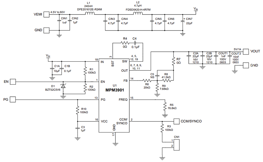 EVM3901-QW-00A Evaluation Board - MPS | Mouser