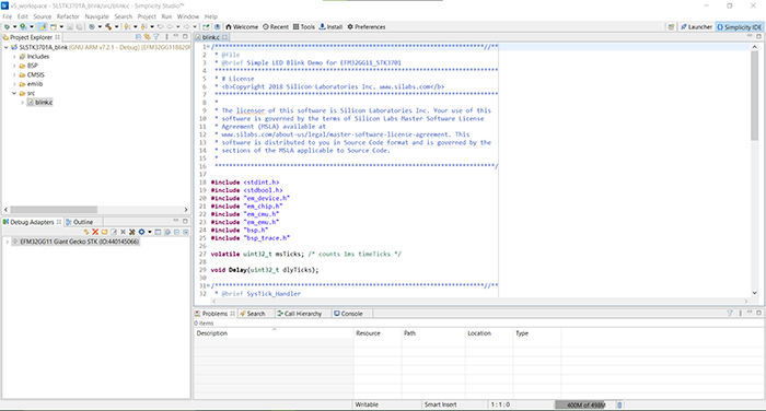 AI on the Edge: SiLabs EFM32 Giant Gecko S1 GG11 Kit | Mouser