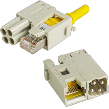 HARTING Han-Modular Domino RJ45 Modules, Ideal for Industrial ...